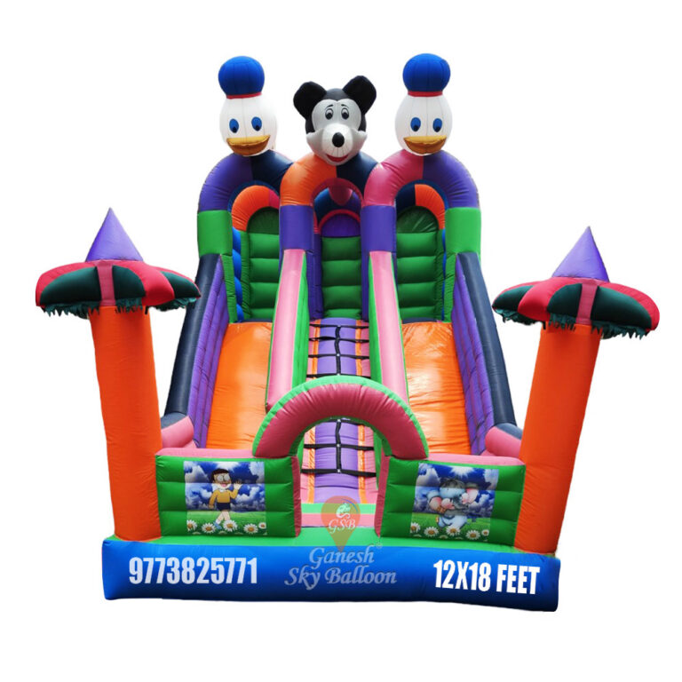 Mickey Mouse Jumping/Sliding Bouncy | 9x12 Feet - Slide Bouncy