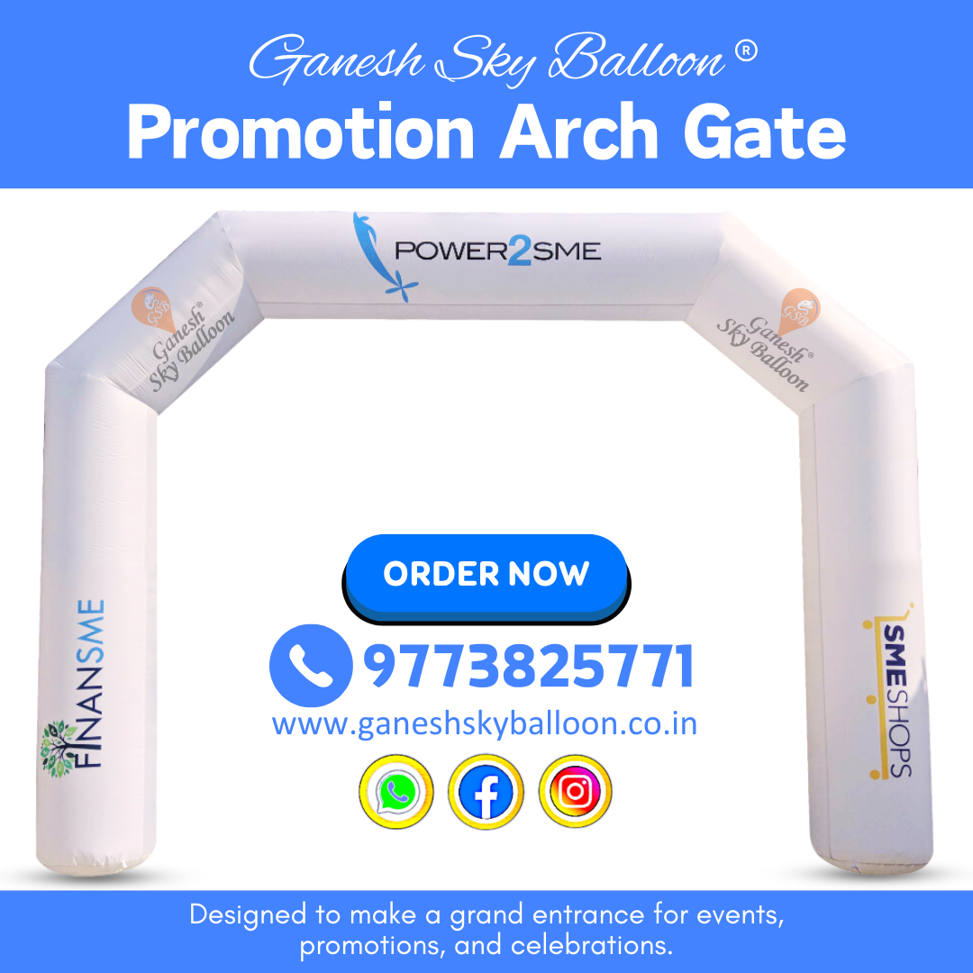 Power 2 SMS Advertising Inflatable Arch Gate In India - Ganesh Sky ...